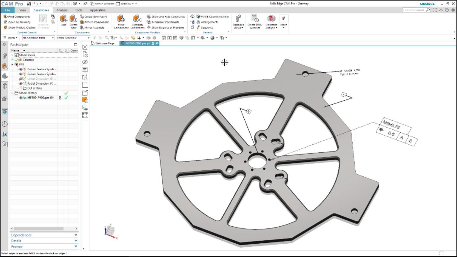 Solid Edge CAM Pro - Geometric Solutions